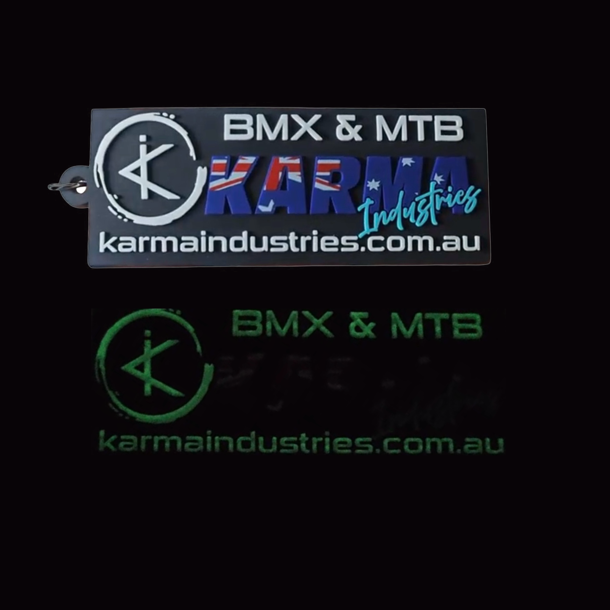 K.I. Glow Key Tag – Karma Industries
