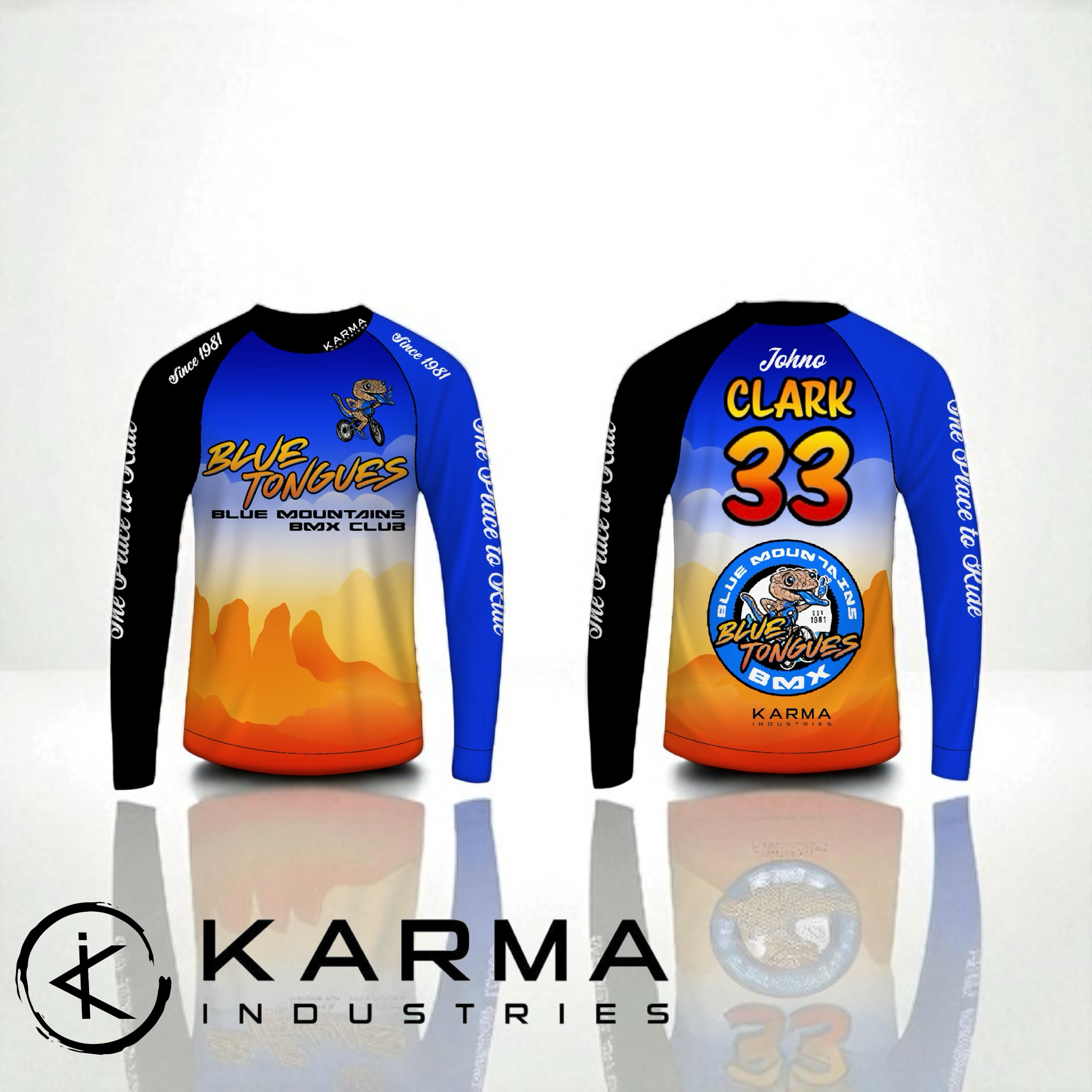 Blue Mountains BMX Club Jersey – Karma Industries