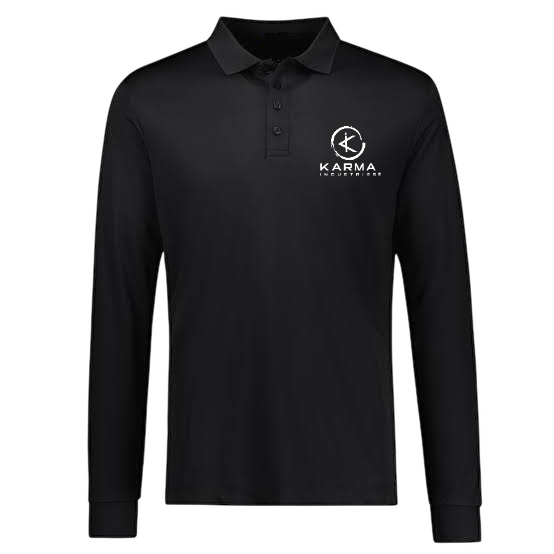 Custom Long Sleeve Polo – Karma Industries